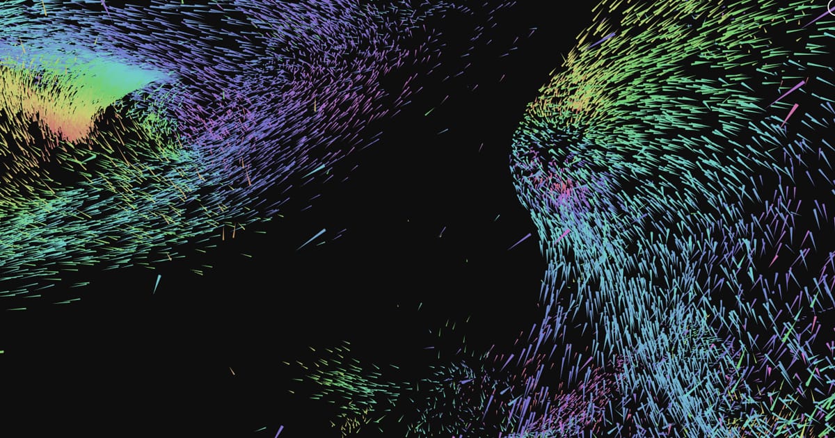 flow field 2 │ sketch of three.js